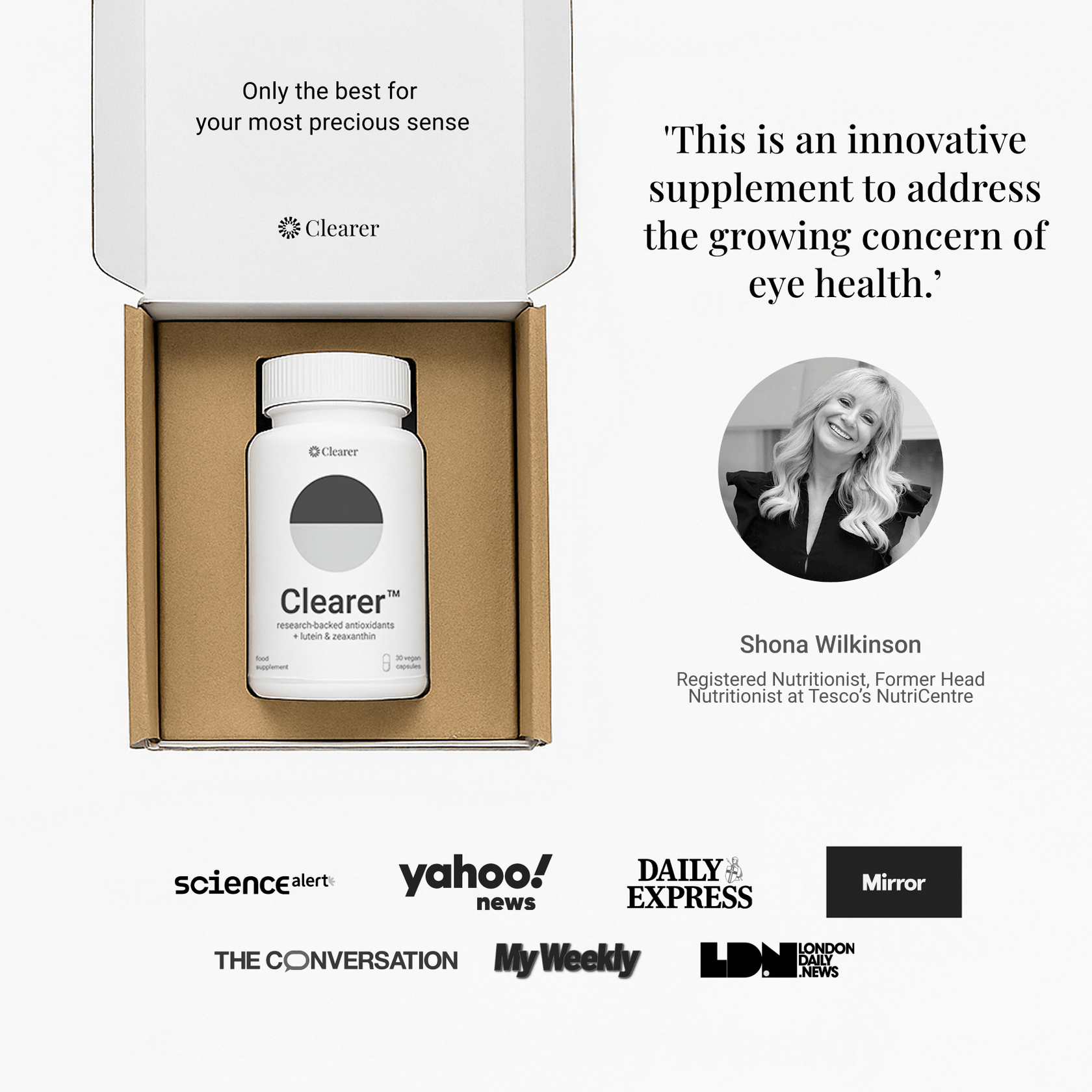 Clearer™ Supplement for Eye Floaters and Eye Health – Clearer Eyecare